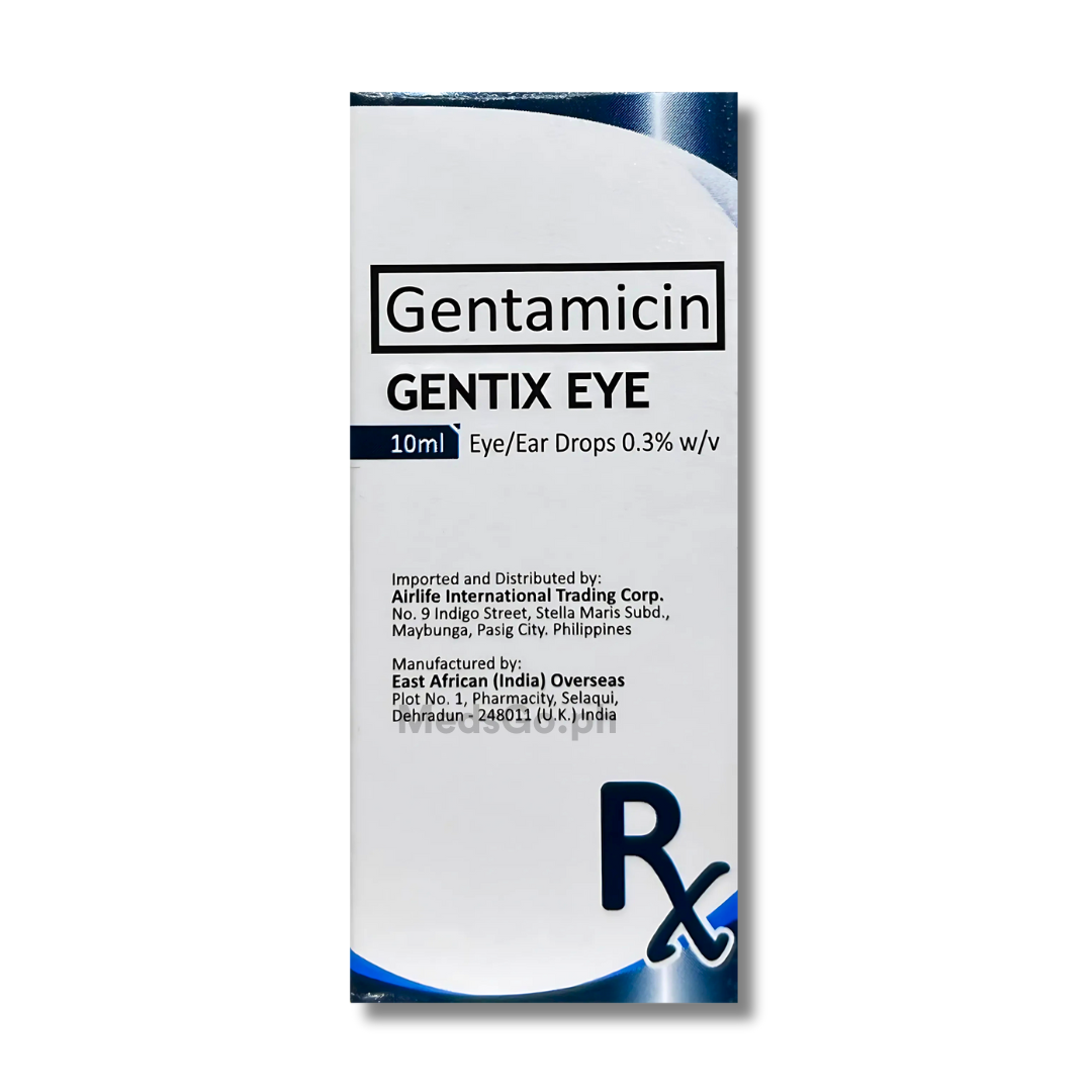 GENTIX EYE Gentamicin 0.3% Eye Drops 10ml price in the Philippines ...