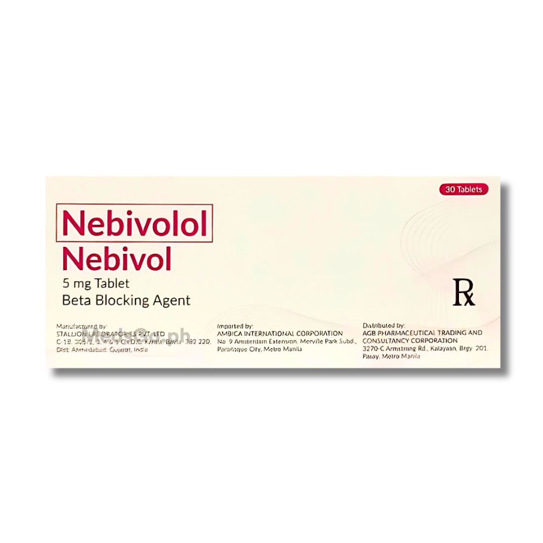NEBIVOL Nebivolol 5mg - 1 Tablet price in the Philippines | MedsGo Pharmacy