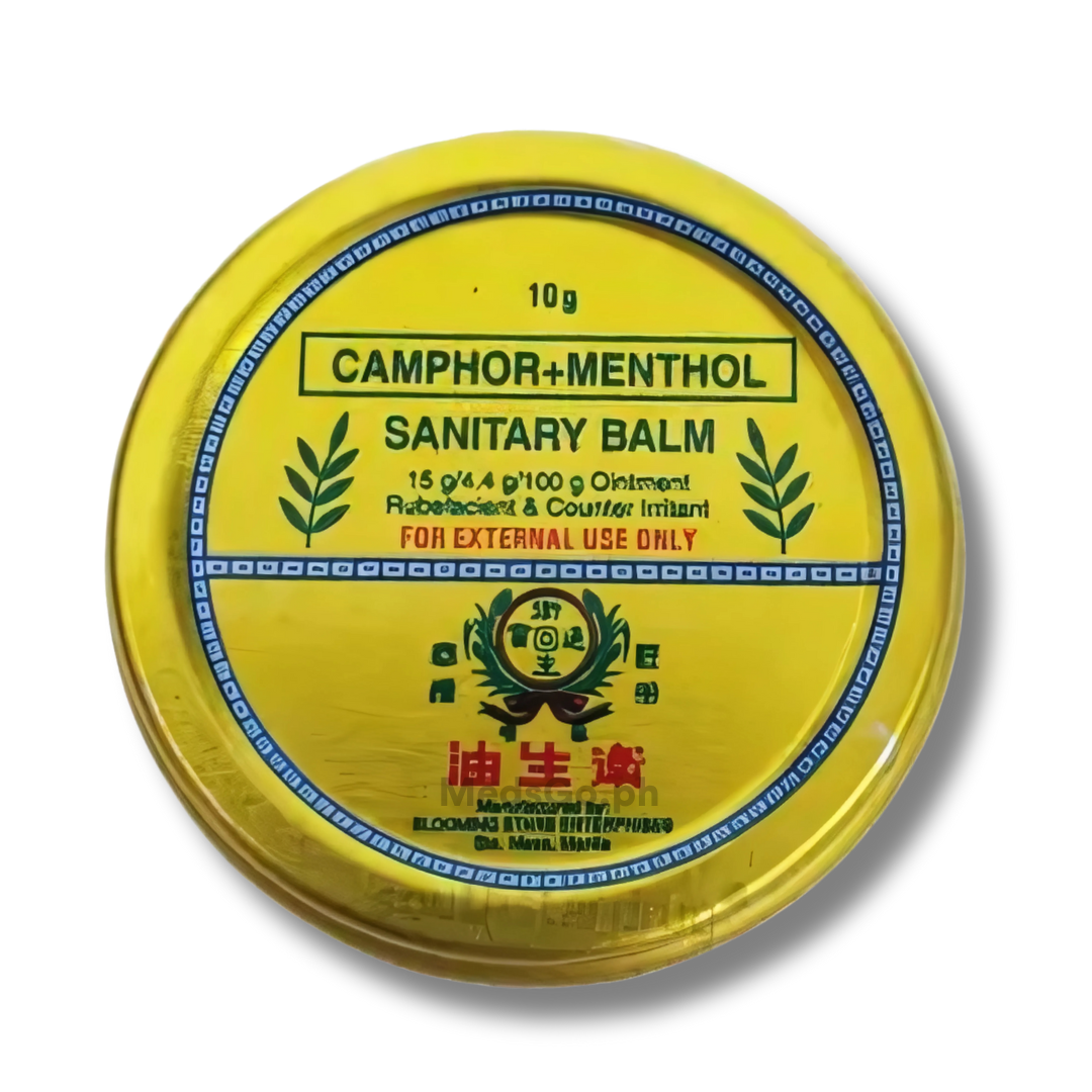 SANITARY BALM Camphor / Menthol 15g / 4.4g per 100g Ointment 10g price ...
