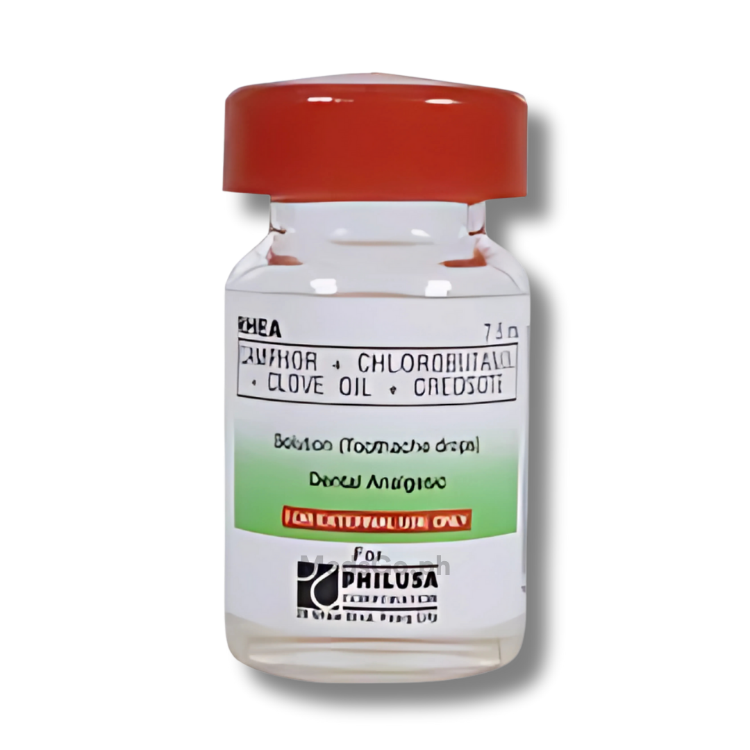 TOOTHACHE DROPS Camphor / Chlorbutanol / Clove oil / Creosote / Phenol ...