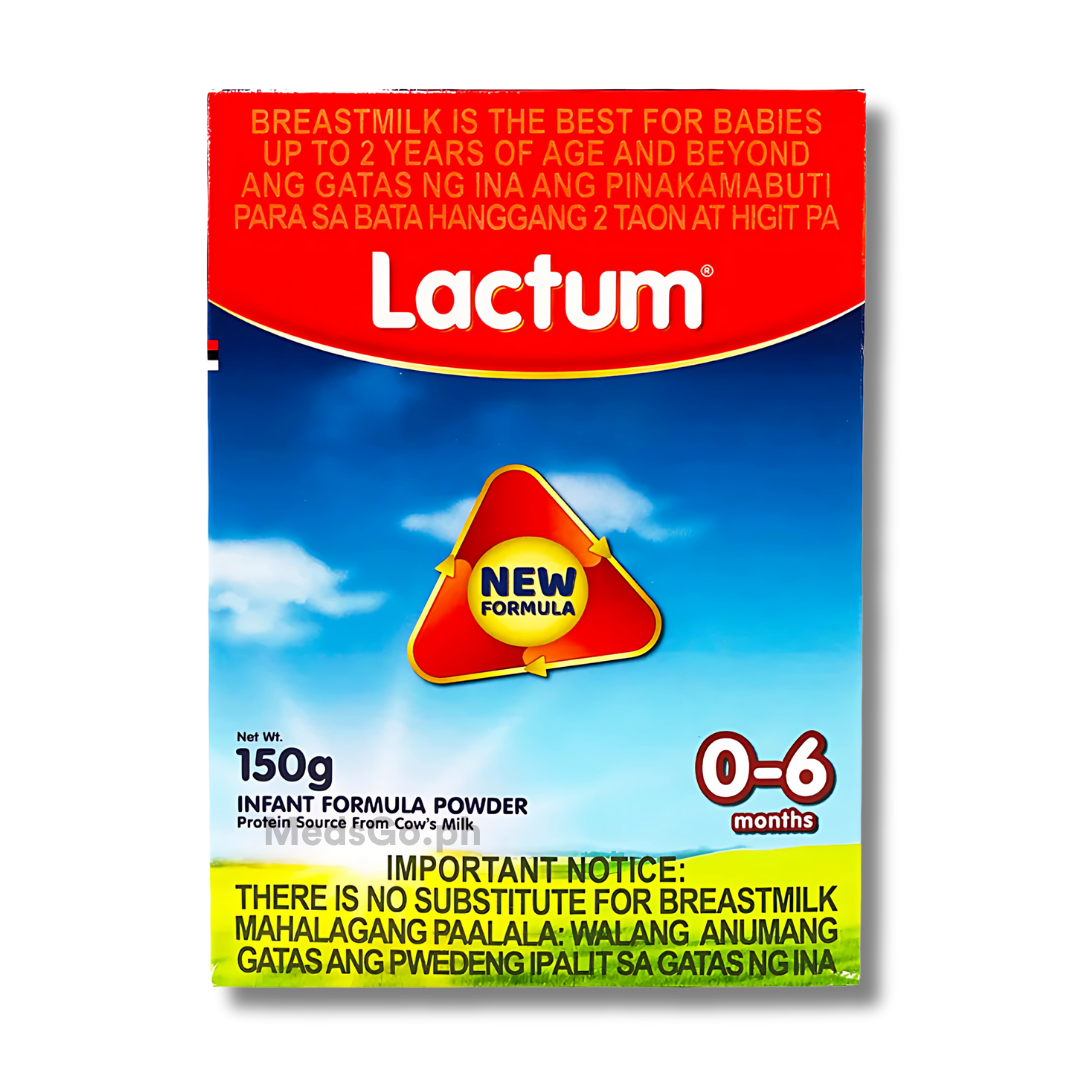 LACTUM 0-6 Months Powder Milk 150g price in the Philippines | MedsGo ...