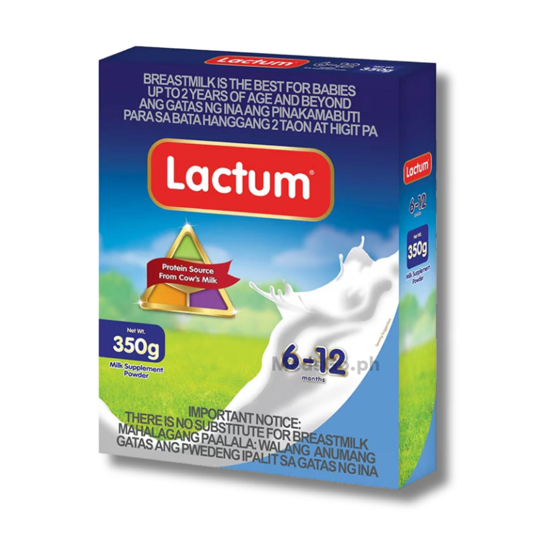 LACTUM 6-12 Months Milk Plain 350g price in the Philippines | MedsGo ...