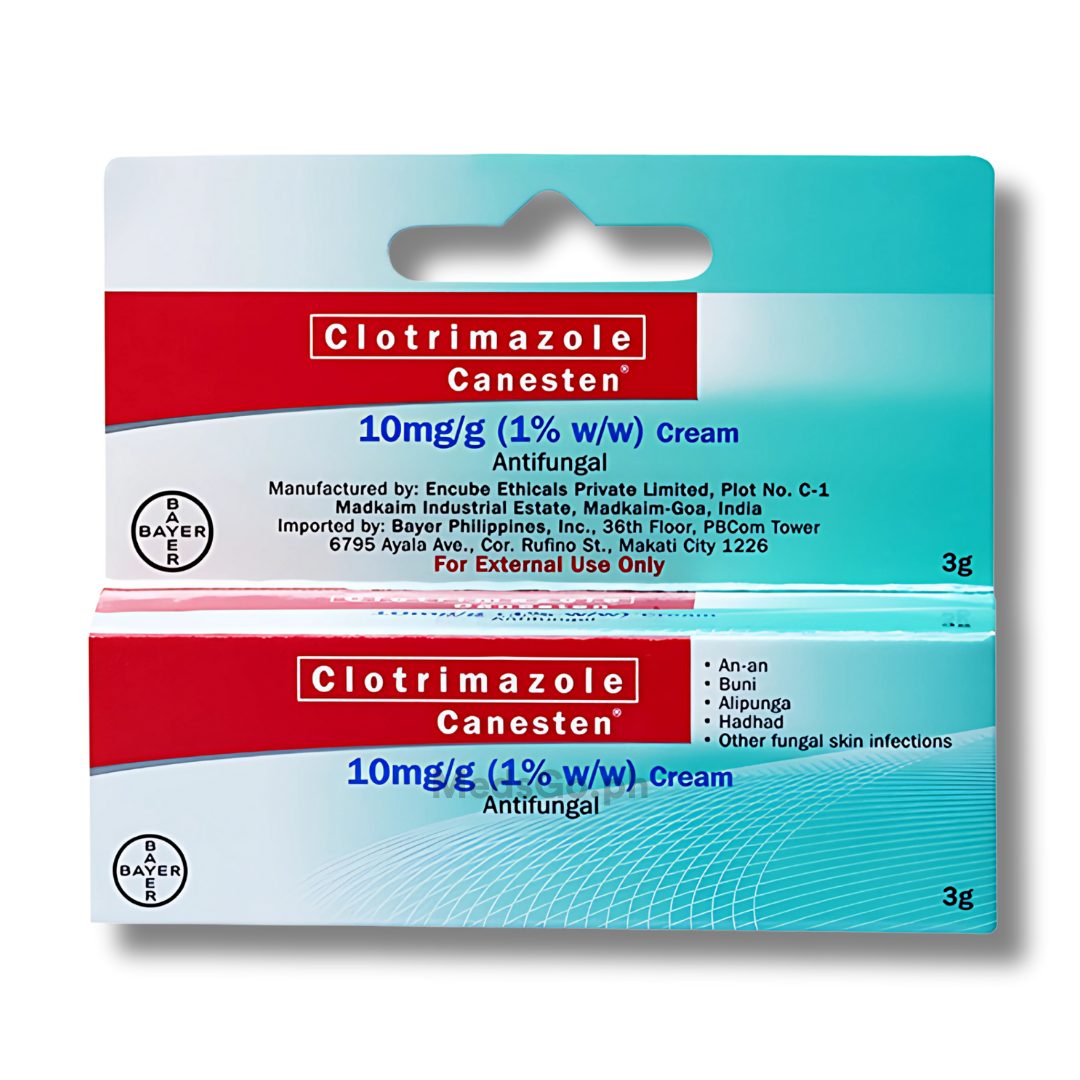 CANESTEN Clotrimazole 1% Cream 3g price in the Philippines | MedsGo ...