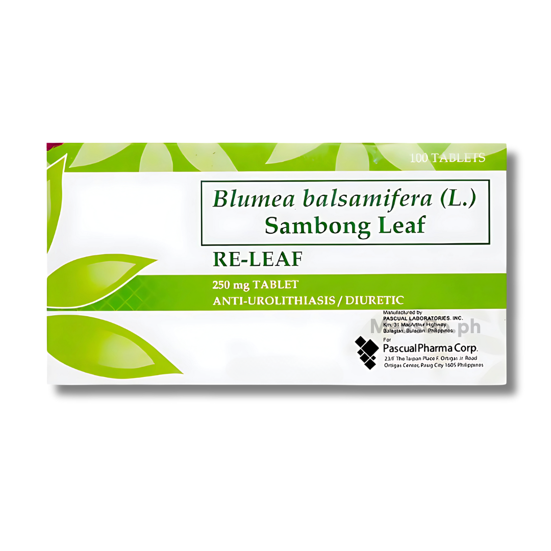 RE-LEAF Sambong Leaf 250mg - 1 Tablet price in the Philippines | MedsGo ...