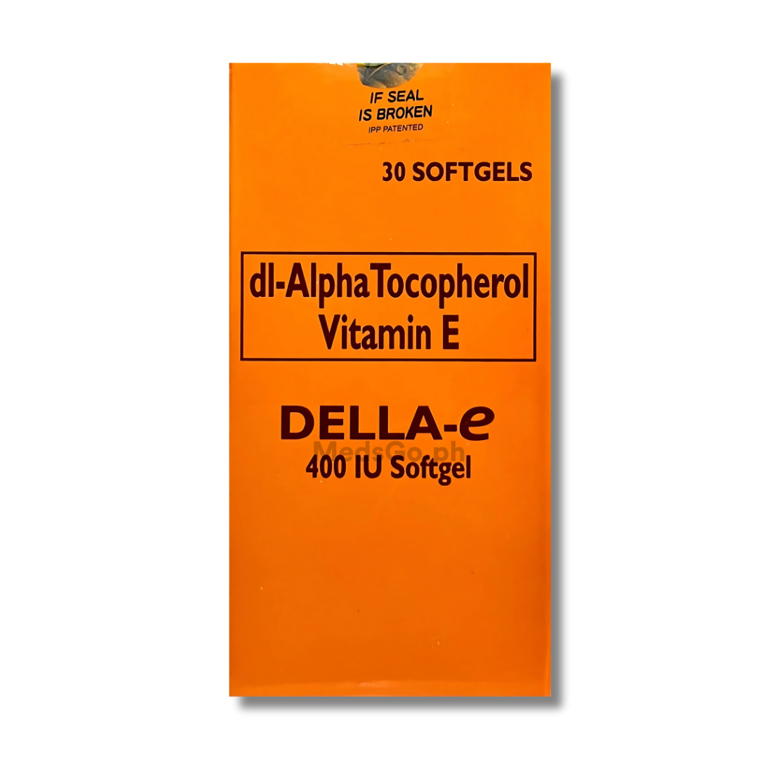 DELLA-E D-Alpha Tocopherol 400IU - 1 Capsule price in the Philippines ...