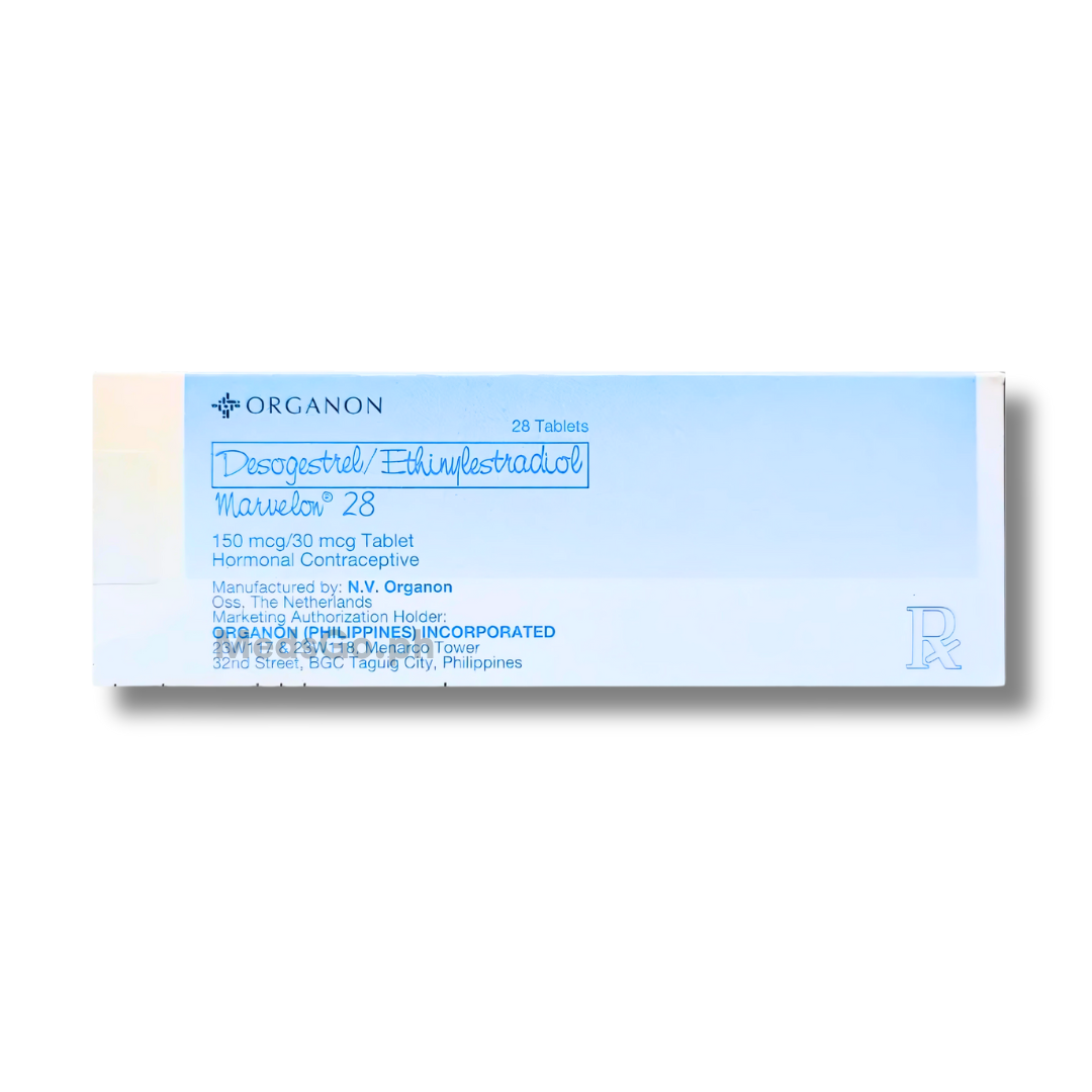 MARVELON PILLS 28's - Desogestrel / Ethinylestradiol 150mcg / 30mcg ...