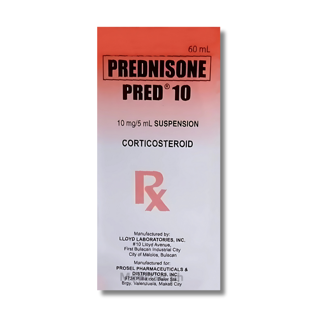 PREND Prednisone 10mg / 5mL Suspension 60mL price in the Philippines ...