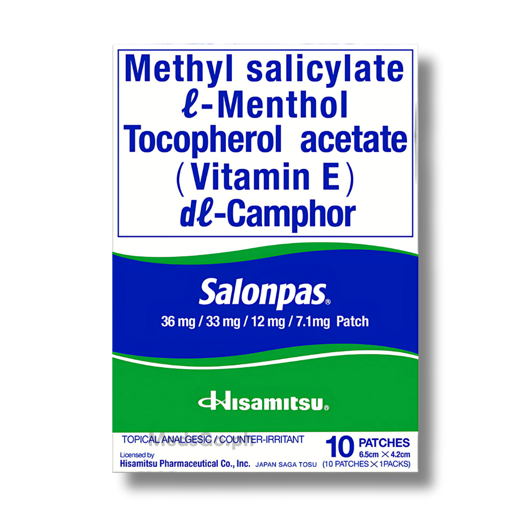 SALONPAS Patch - 1 Pack x 10's price in the Philippines | MedsGo Pharmacy