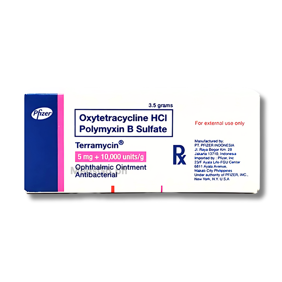 TERRAMYCIN Oxytetracycline / Polymyxin B Sulfate 5mg / 10,000 units ...