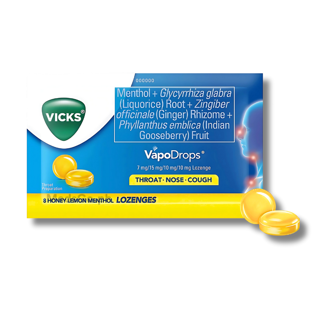 VICKS VapoDrops Lozenges Honey & Lemon 8's price in the Philippines ...