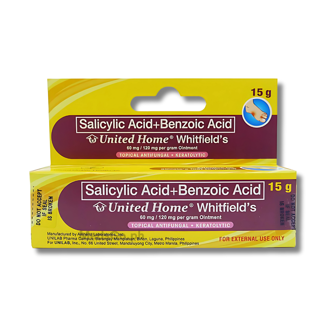 WHITFIELD'S Benzoic Acid / Salicylic Acid 2g / 6g per 100g Ointment 15g ...