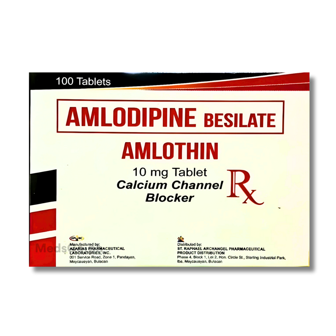 AMLOTHIN Amlodipine 10mg - 1 Tablet price in the Philippines | MedsGo ...