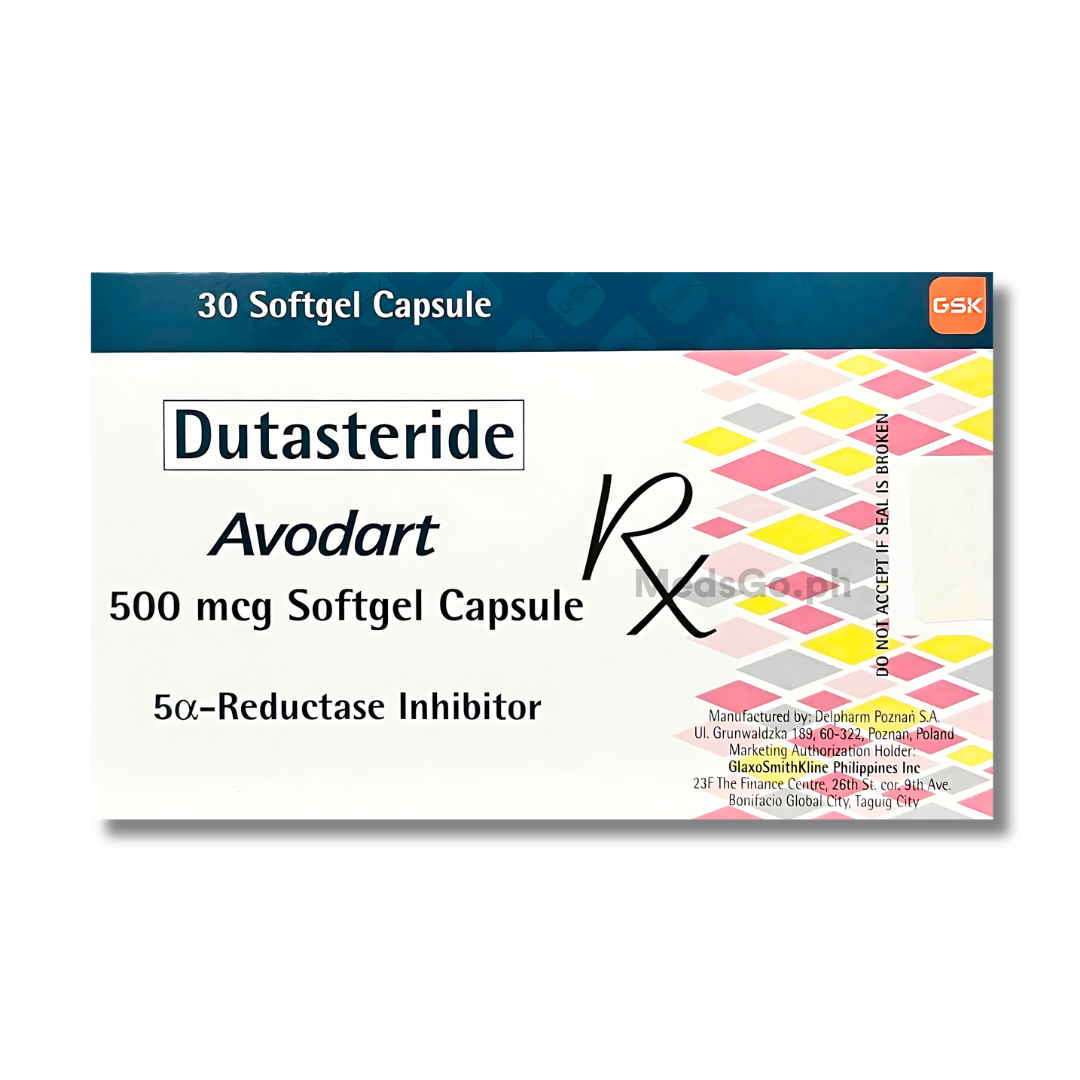 AVODART Dutasteride 500mcg - 1 Capsule price in the Philippines ...