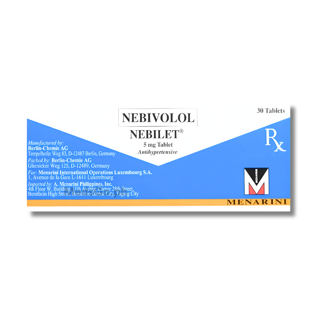 NEBILET Nebivolol 5mg - 1 Tablet price in the Philippines | MedsGo Pharmacy
