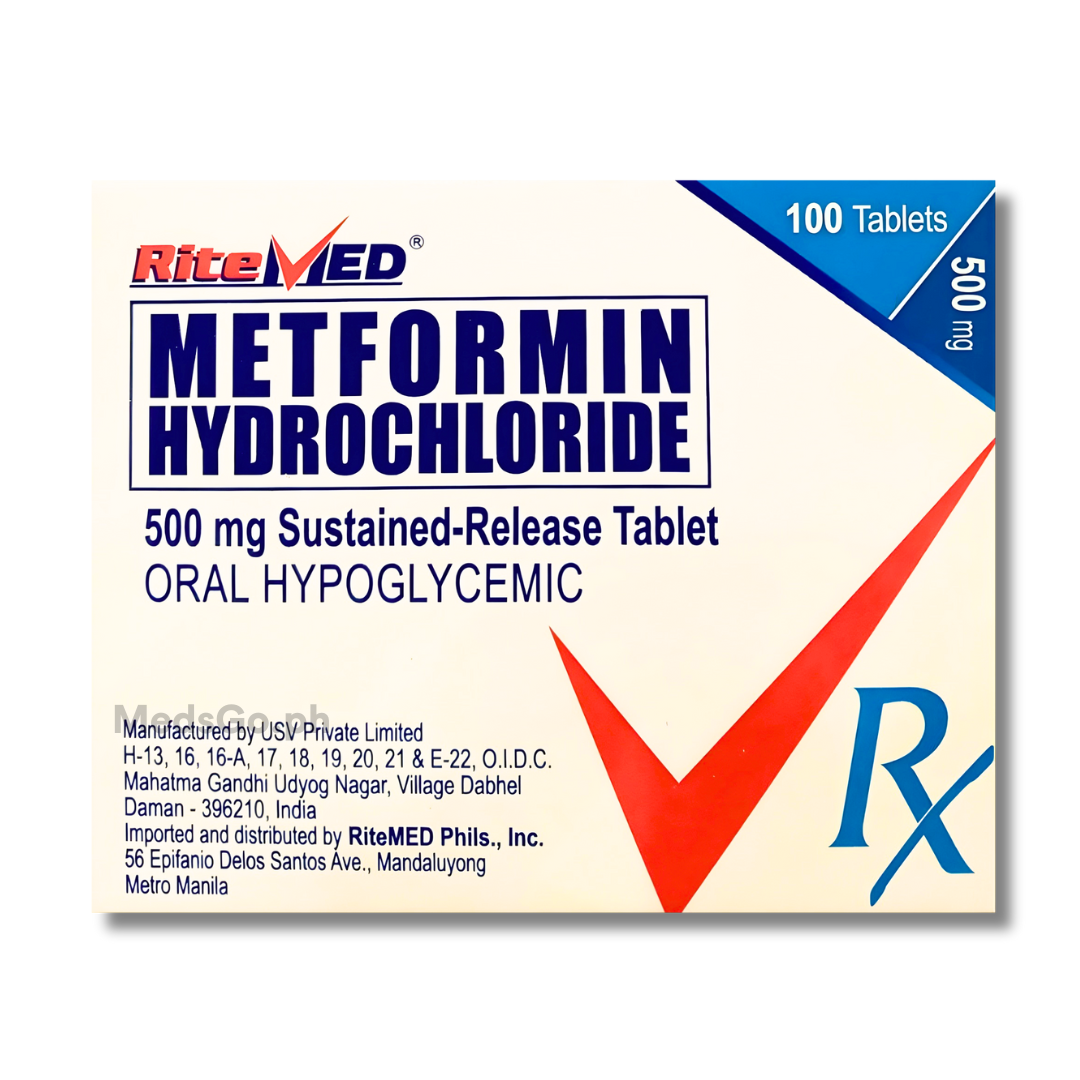 RITEMED SR Metformin 500mg - 1 Sustained Release Tablet price in the ...