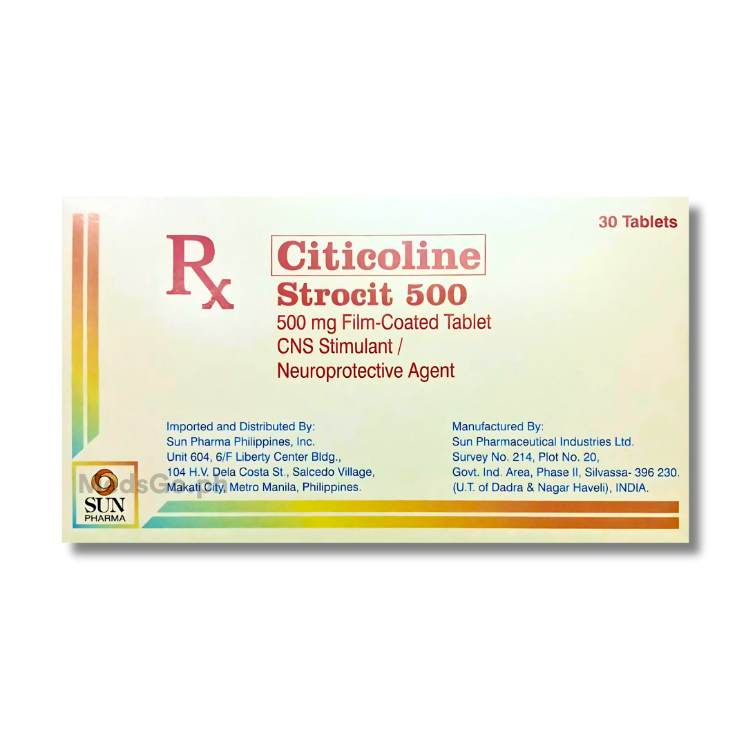 STROCIT 500 Citicoline 500mg - 1 Tablet price in the Philippines ...
