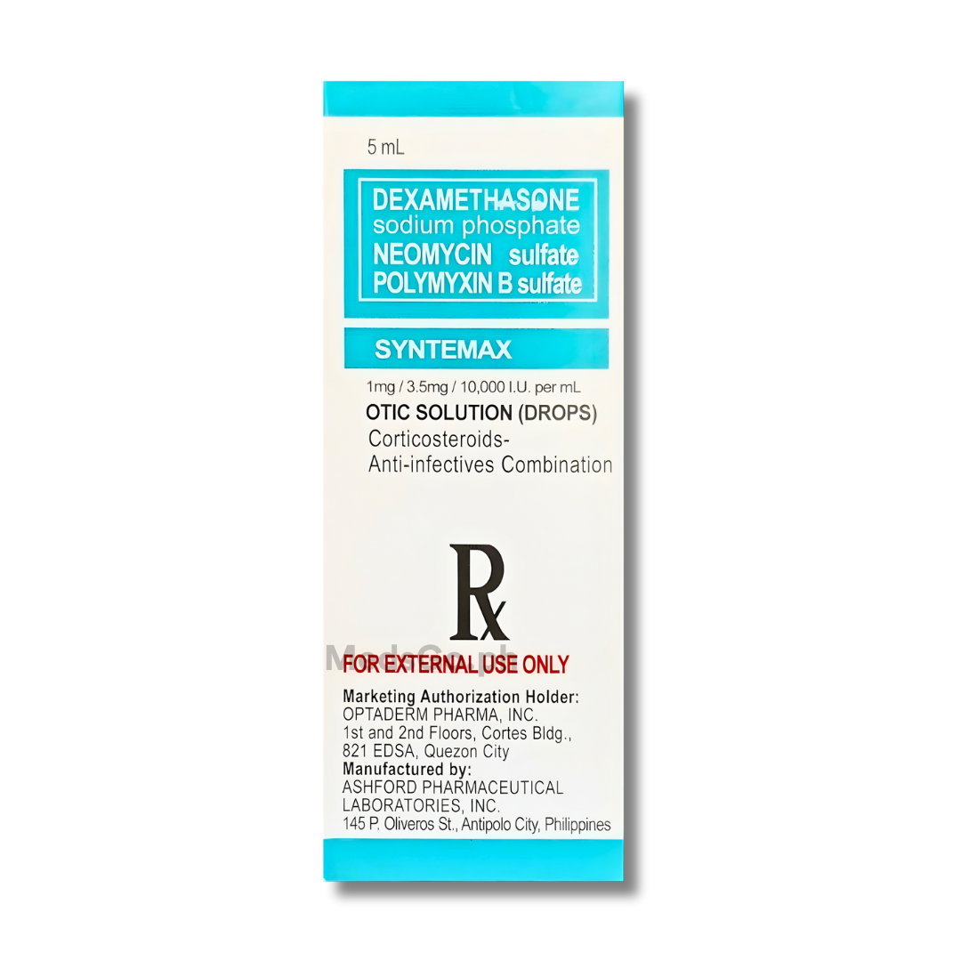 SYNTEMAX Dexamethasone / Neomycin Sulfate / Polymyxin B Sulfate Ear ...