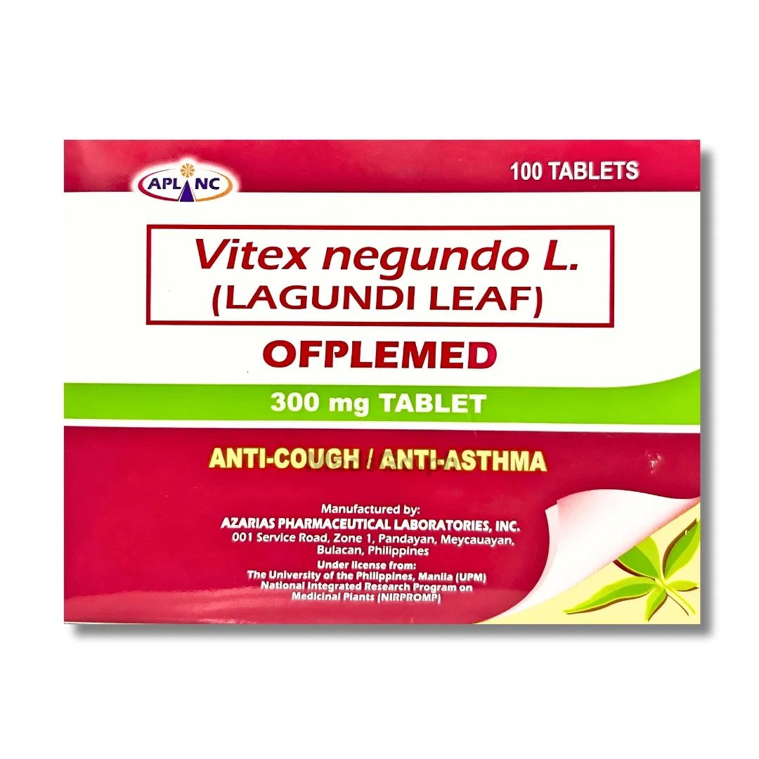 OFPLEMED Lagundi 300mg - 1 Box x 100 Tablets price in the Philippines ...