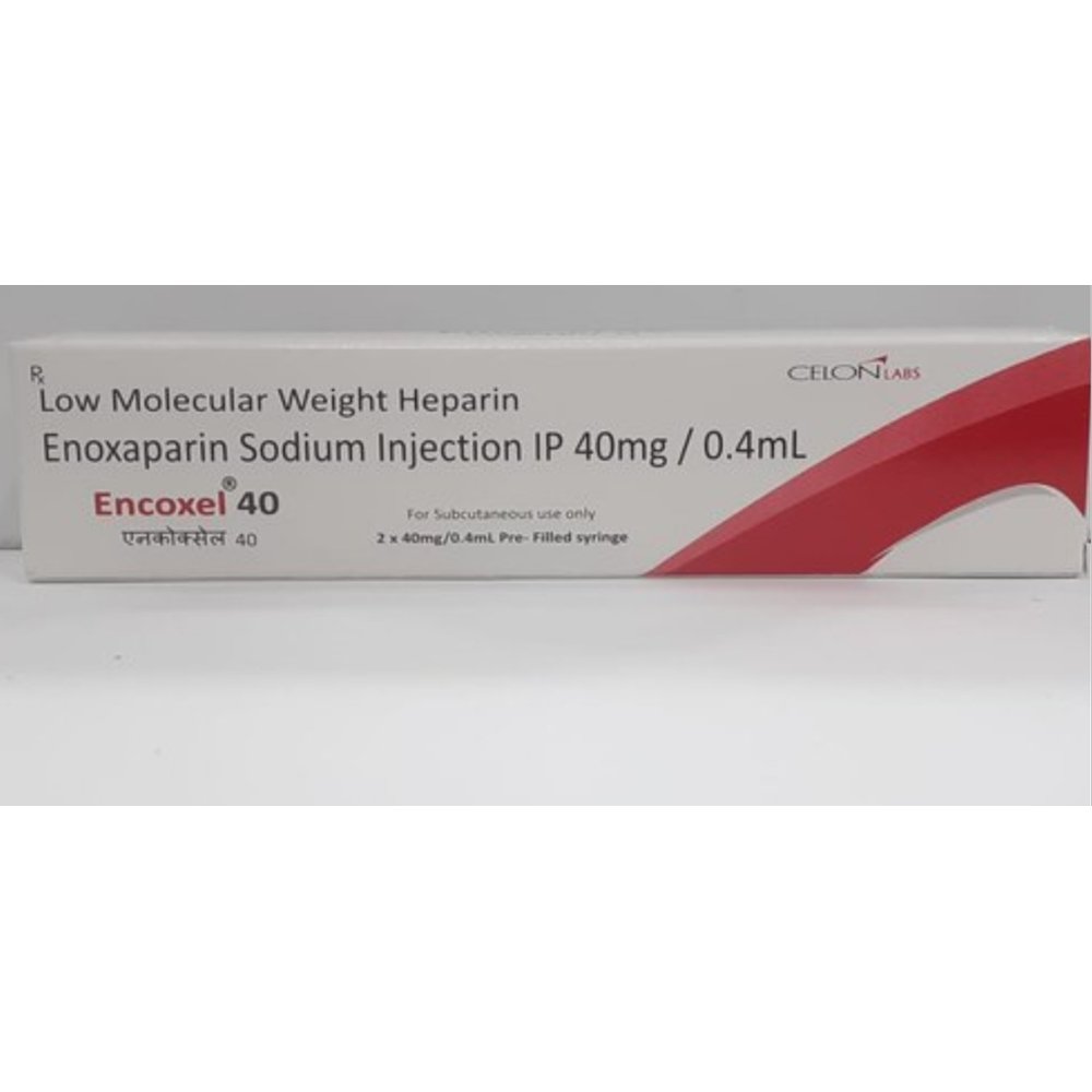 ENOXEL 40 Enoxaparin Sodium 40mg / 0.4mL Solution for SC Injection 0.4mL 1's price in the ...