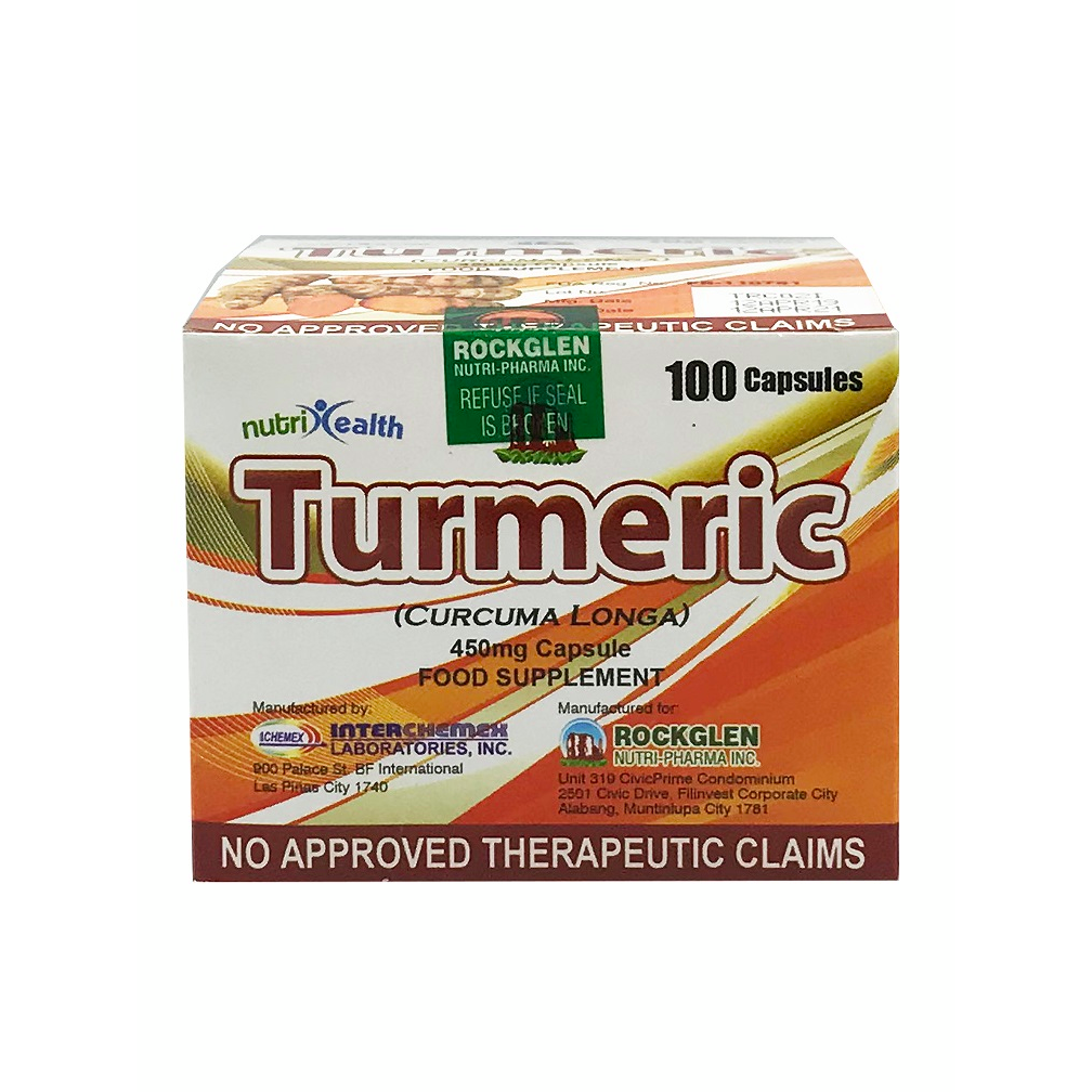 NUTRIHEALTH Turmeric Curcuma Longa 450mg Capsule 100's price in the ...