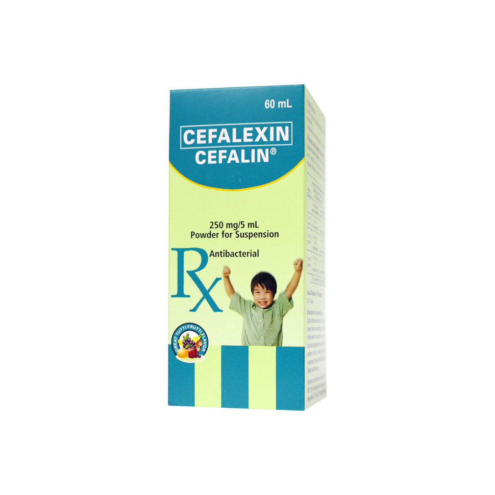 CEFALIN Cefalexin 250mg / 5mL Powder for Oral Suspension 60mL Tutti ...
