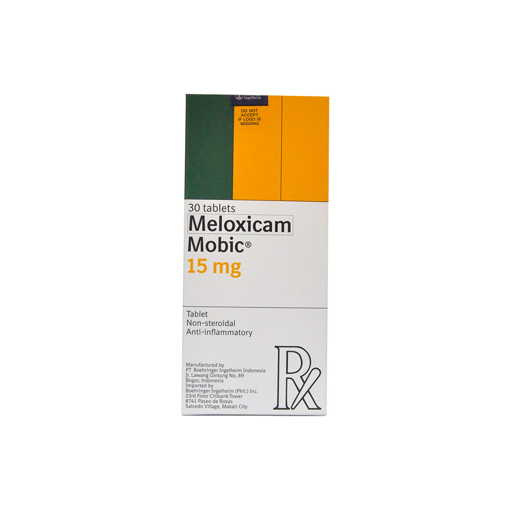 MOBIC Meloxicam 15mg Tablet 30's price in the Philippines | MedsGo Pharmacy
