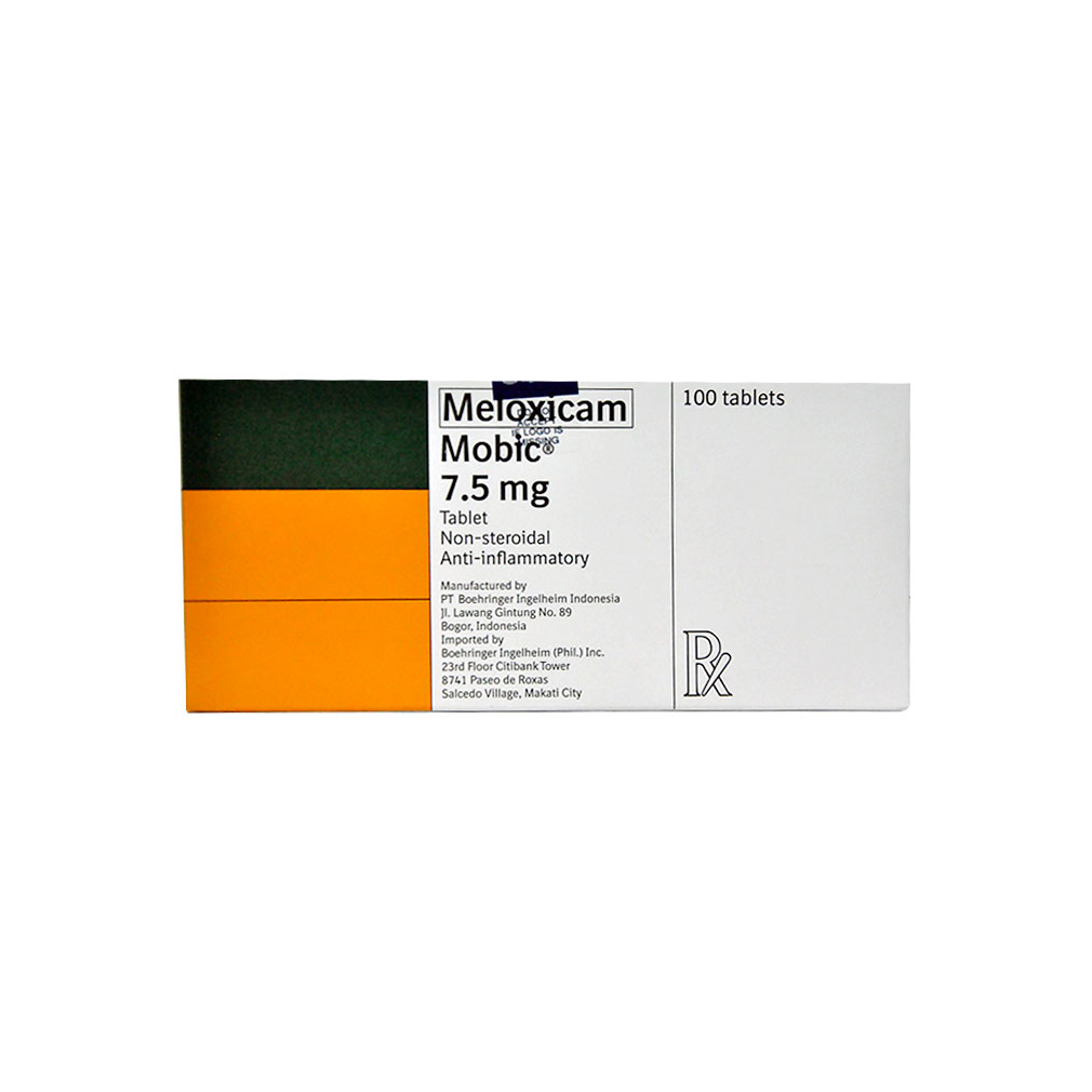 MOBIC Meloxicam 7.5mg Tablet 100's price in the Philippines | MedsGo ...
