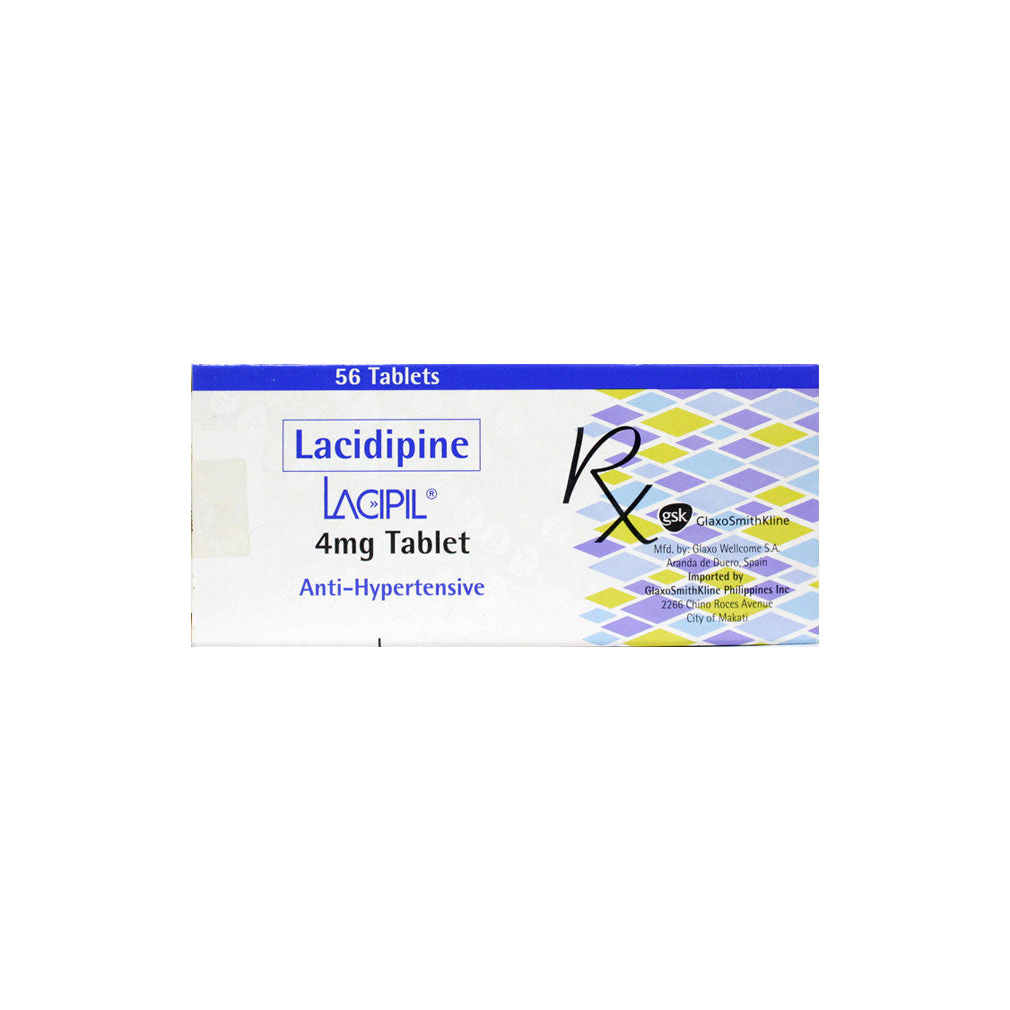 LACIPIL Lacidipine 4mg Film-Coated Tablet 1's price in the Philippines ...