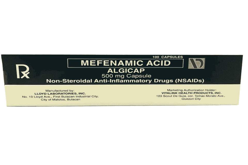 ALGICAP Mefenamic Acid 500mg Capsule 10's price in the Philippines ...