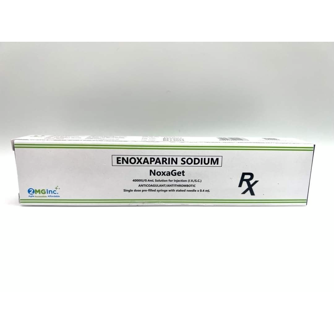 NOXAGET Enoxaparin Sodium 6000IU / 0.6mL (60mg / 0.6mL) Solution for IV ...