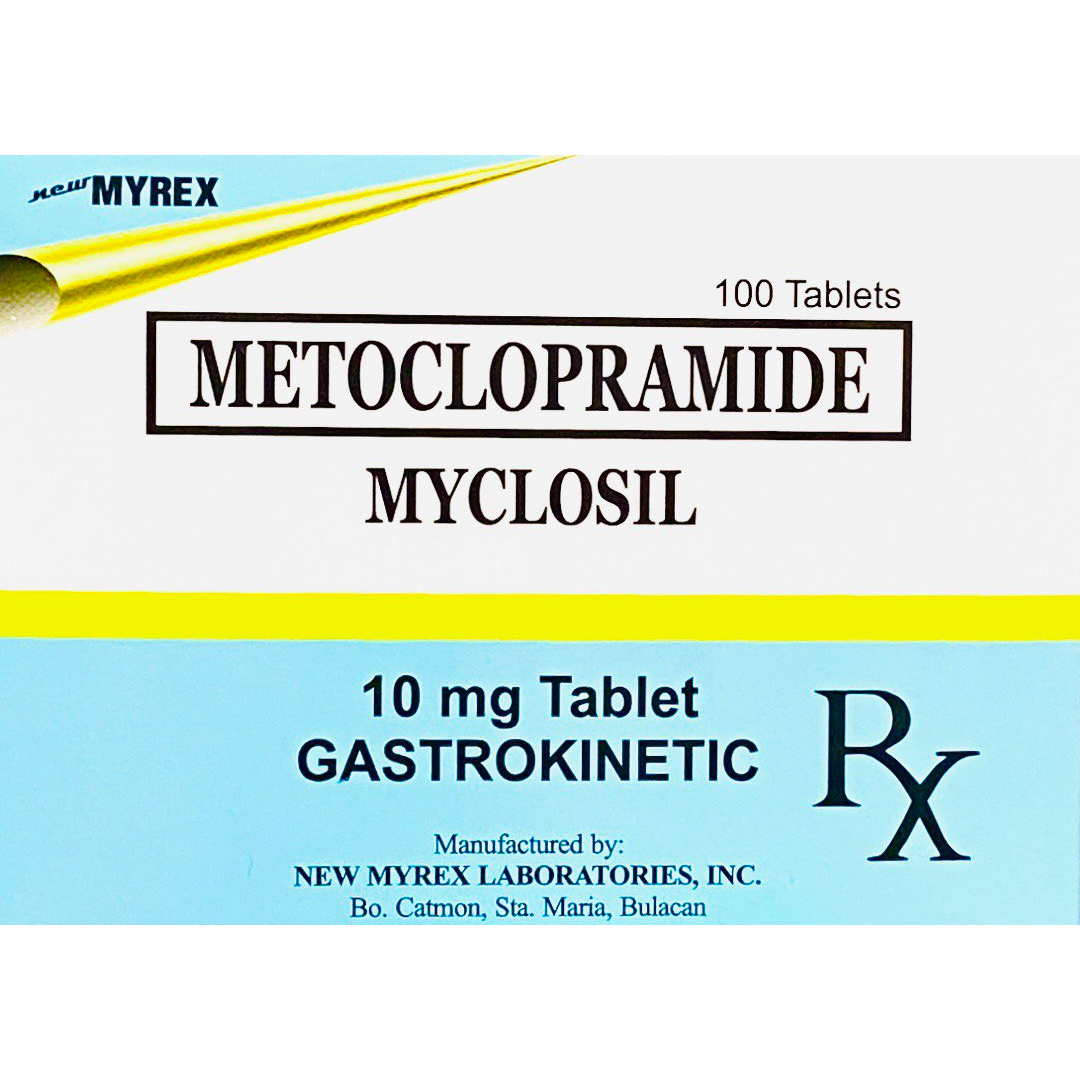 MYCLOSIL Metoclopramide Hydrochloride 10mg Tablet 1's price in the ...