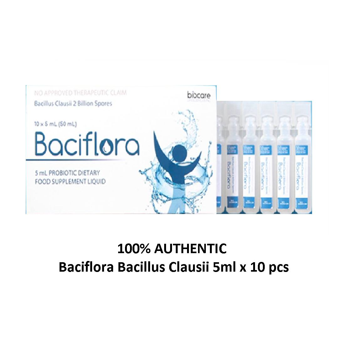 BACIFLORA Bacillus Clausii 2 Billion spores Probiotic Dietary Food ...