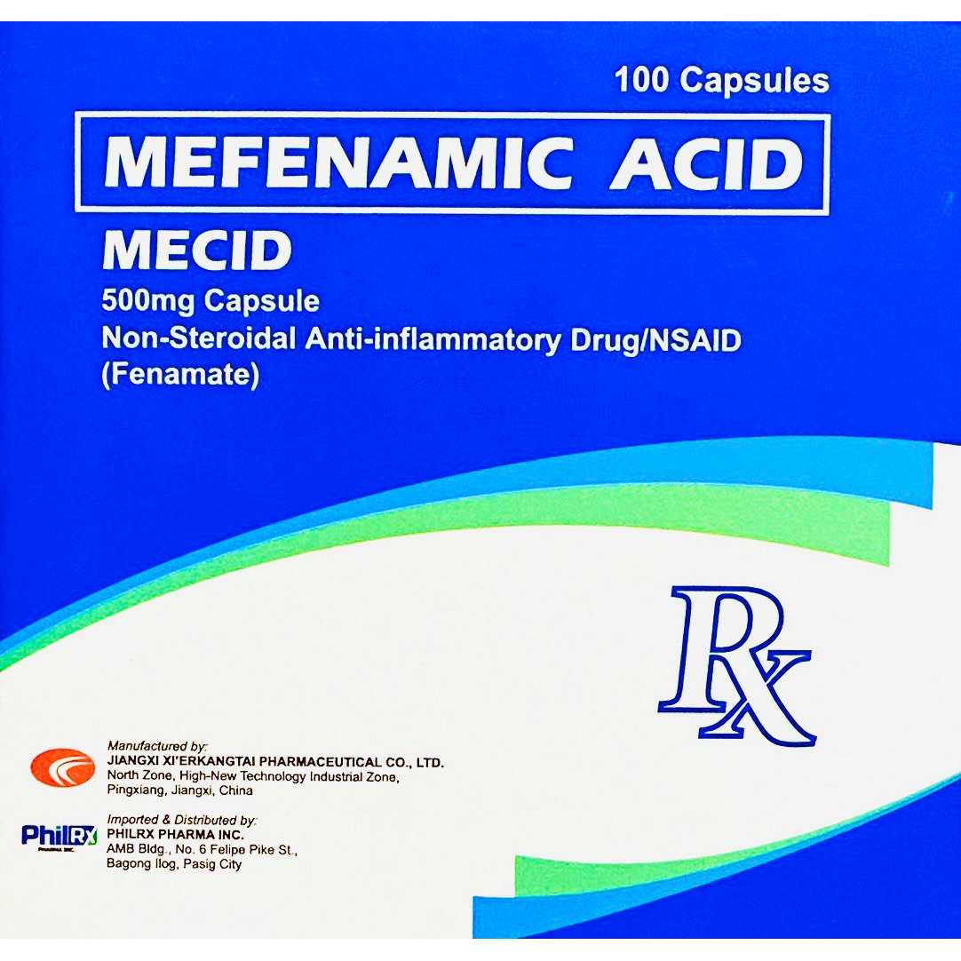 MECID Mefenamic Acid 500mg - 1 Capsule price in the Philippines ...