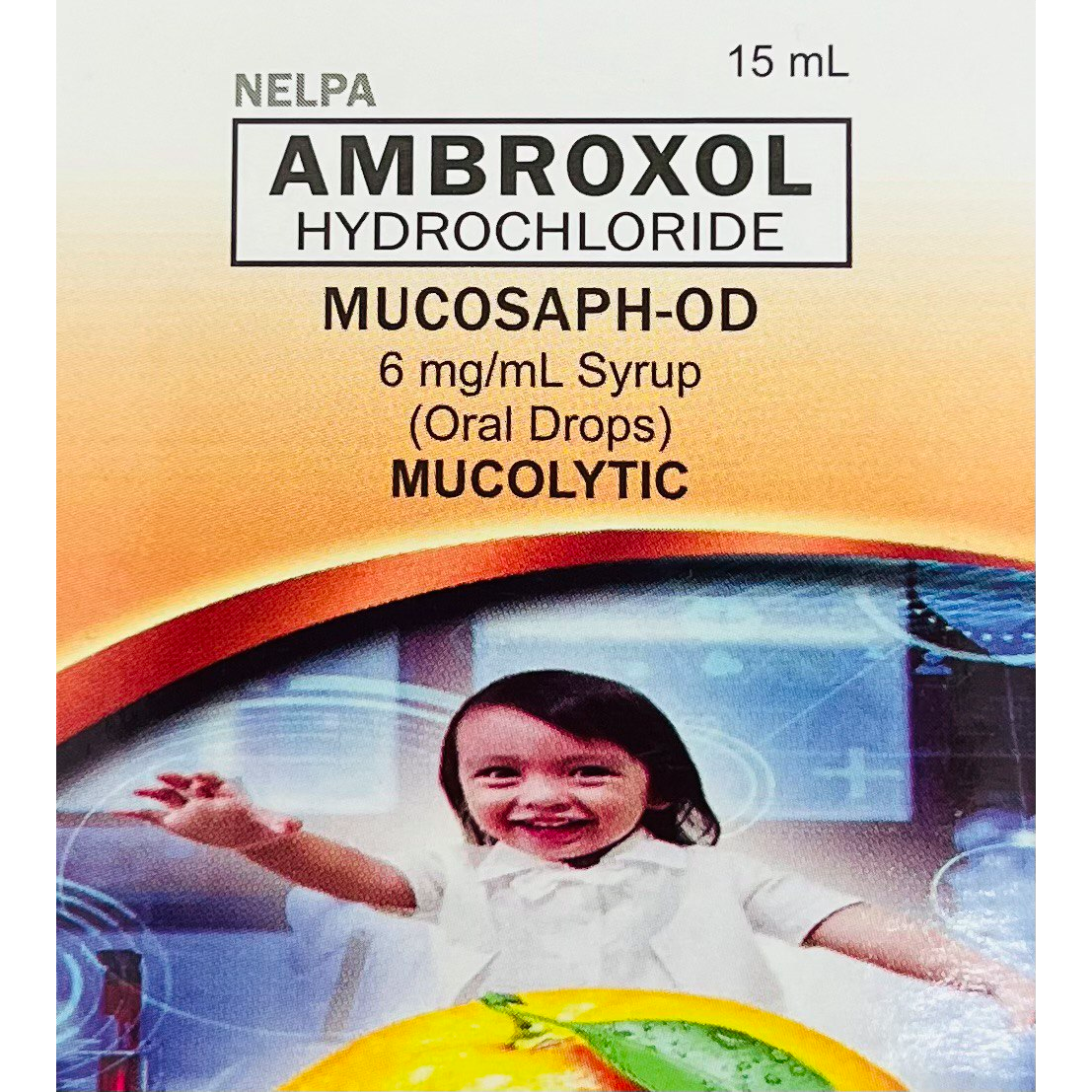 MUCOSAPH-OD Ambroxol Hydrochloride 6mg / mL Syrup (Oral Drops) 15mL ...