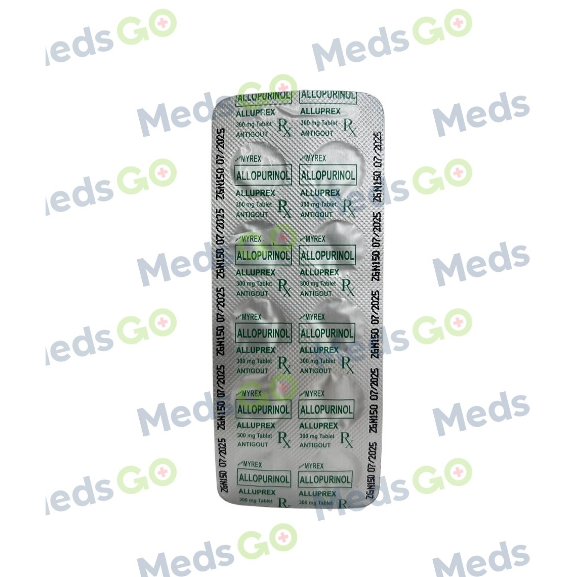 ALLUPREX Allopurinol 300mg Tablet 1's price in the Philippines | MedsGo ...