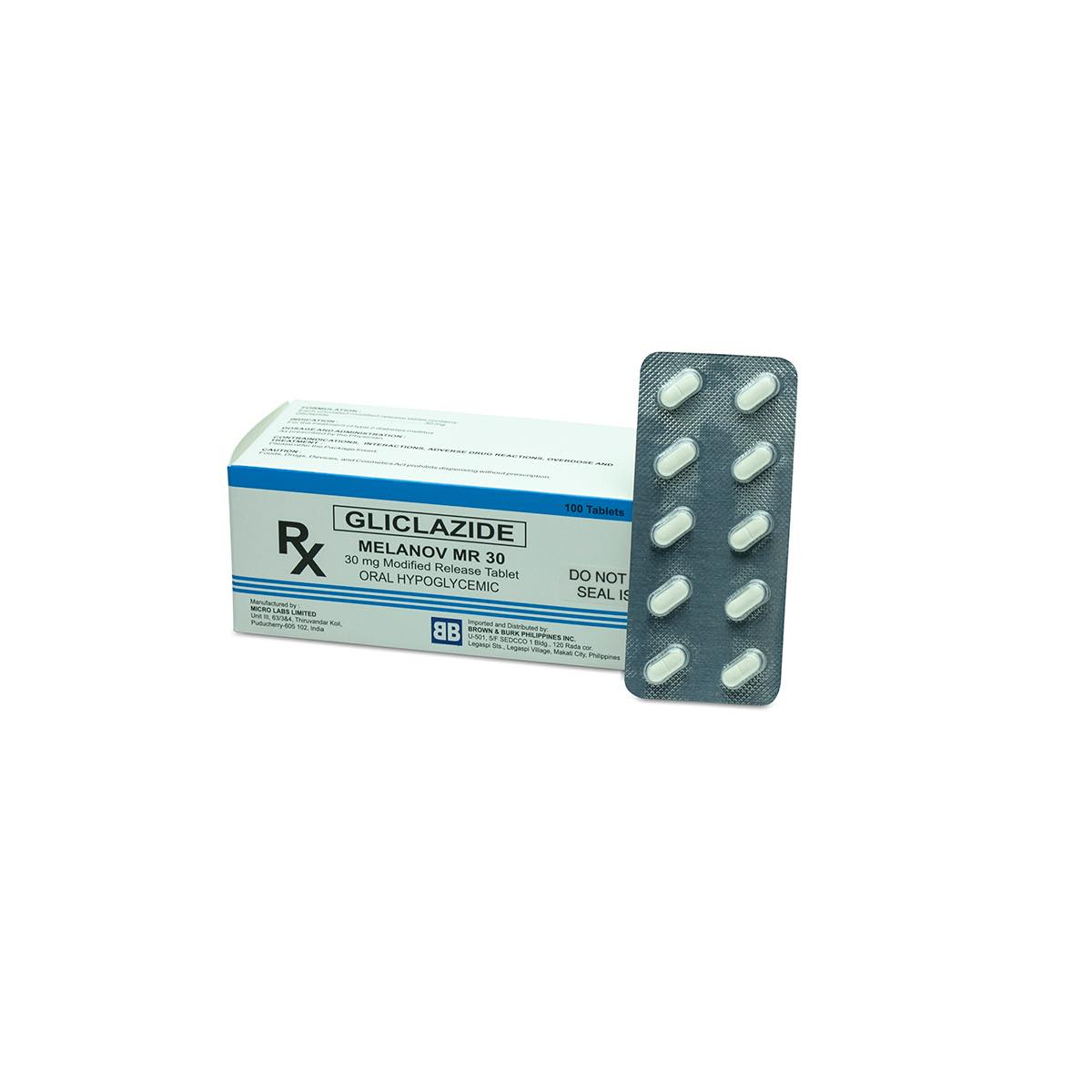 MELANOV MR 30 Gliclazide 30mg Modified-Release Tablet 100's price in ...