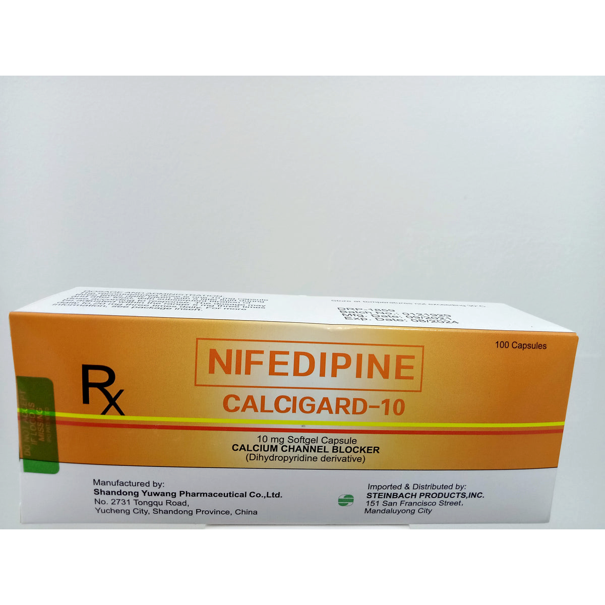 CALCIGARD-10 Nifedipine 10mg SoftGel Capsule 100's price in the ...