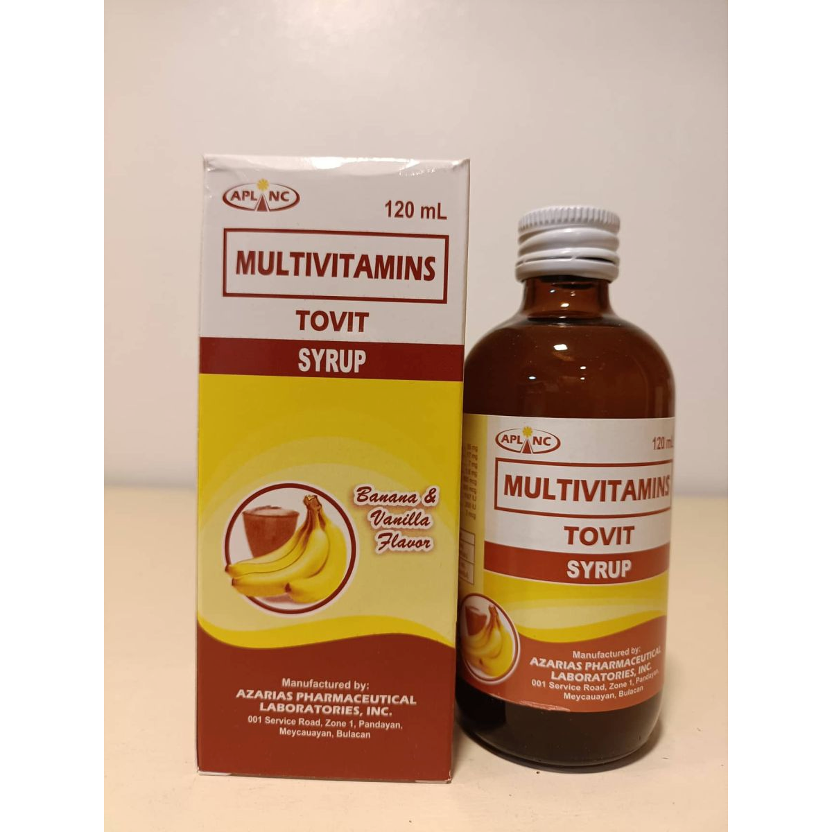 TOVIT Multivitamins Syrup 120mL Banana Vanilla price in the Philippines ...