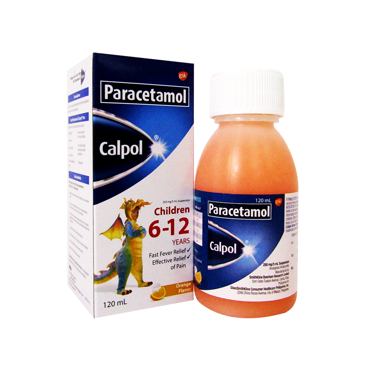 CALPOL Paracetamol 250mg / 5mL Suspension 120mL Orange price in the ...