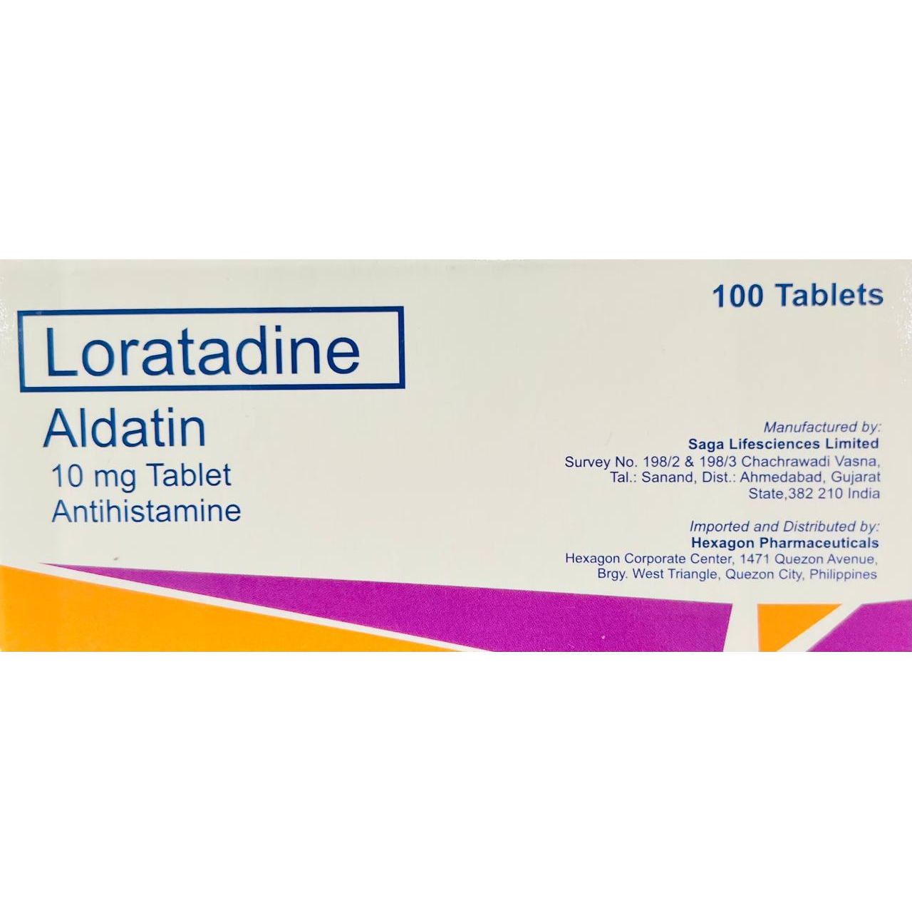 ALDATIN Loratadine 10mg Tablet 1's price in the Philippines | MedsGo ...