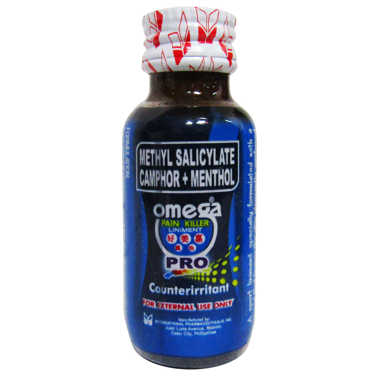 OMEGA PAIN KILLER LINIMENT PRO Methyl Salicylate / Camphor / Menthol ...