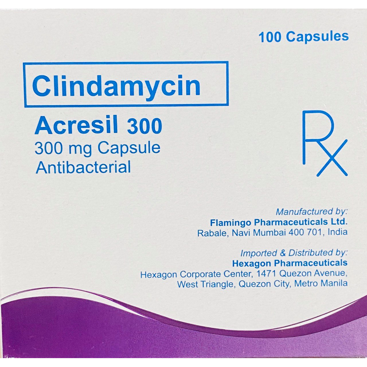 ACRESIL-300 Clindamycin 300mg Capsule 1's price in the Philippines ...