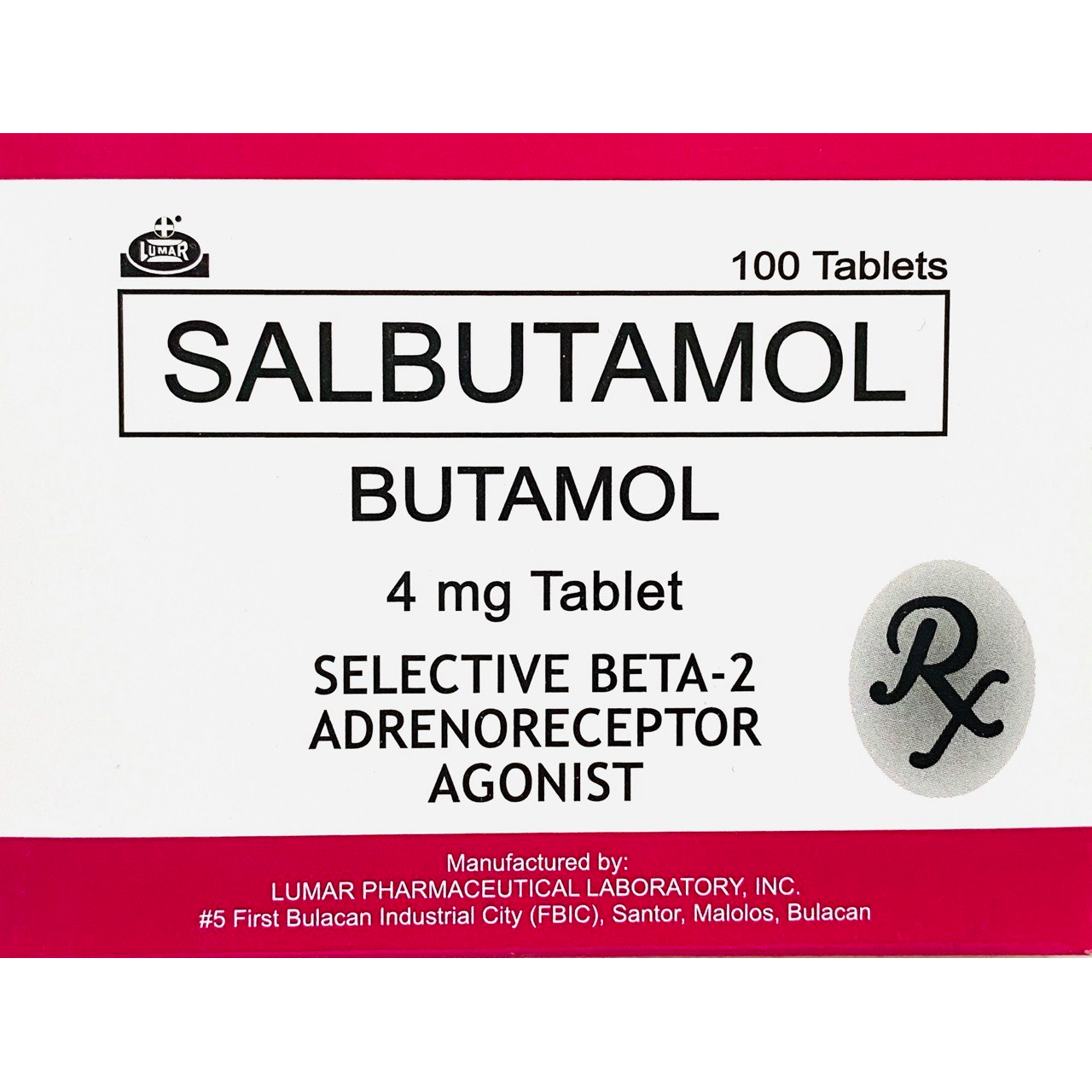 BUTAMOL Salbutamol 4mg Tablet 100's price in the Philippines | MedsGo ...
