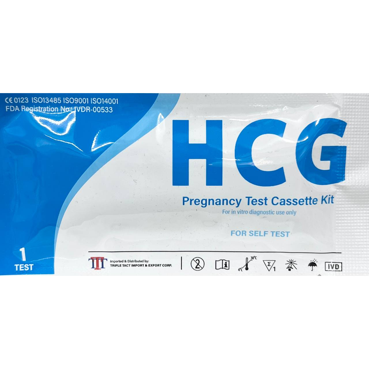 HCG Pregnancy Test Cassette Kit 1's price in the Philippines | MedsGo ...
