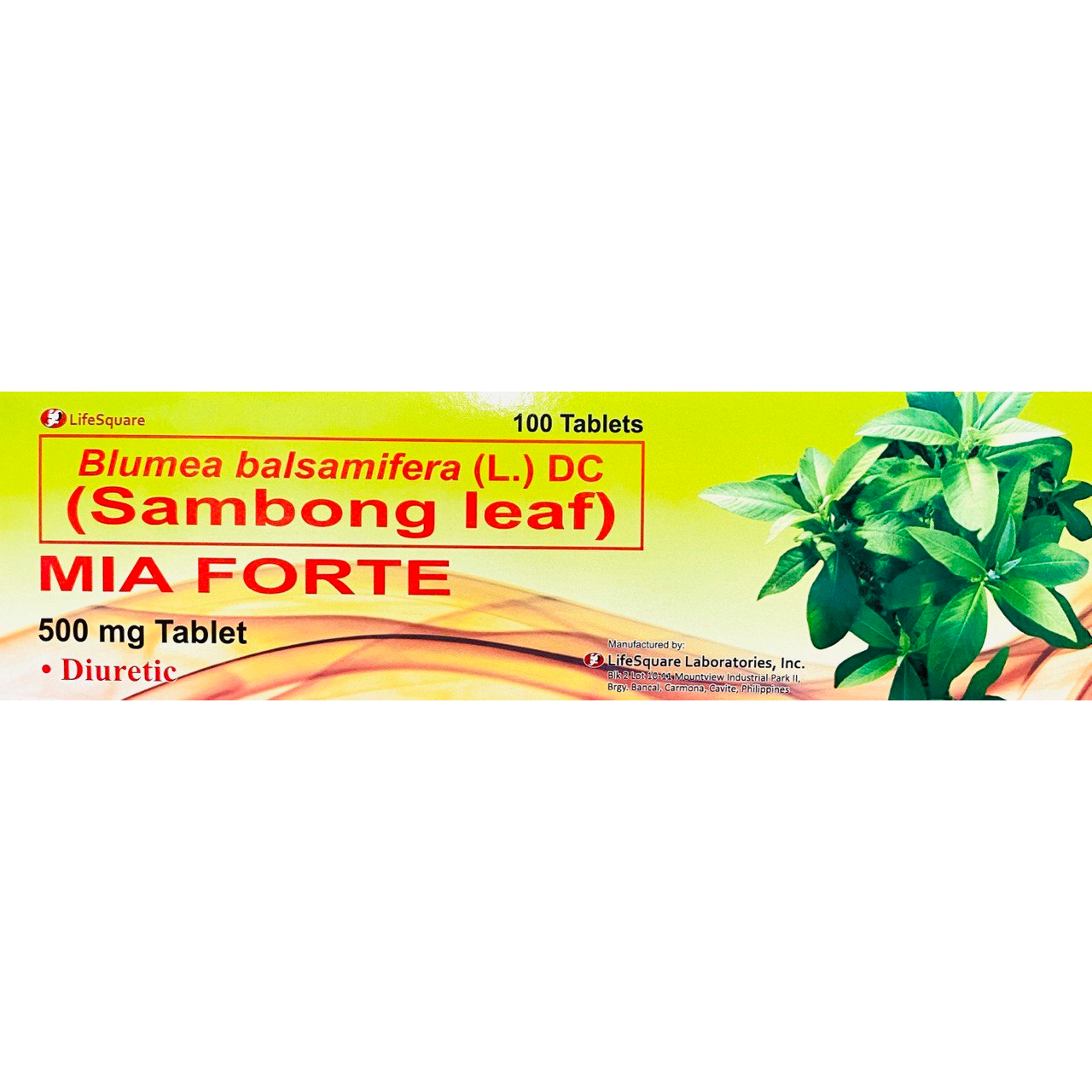 MIA FORTE Blumea Balsamifera L. 500mg Tablet 1's price in the ...