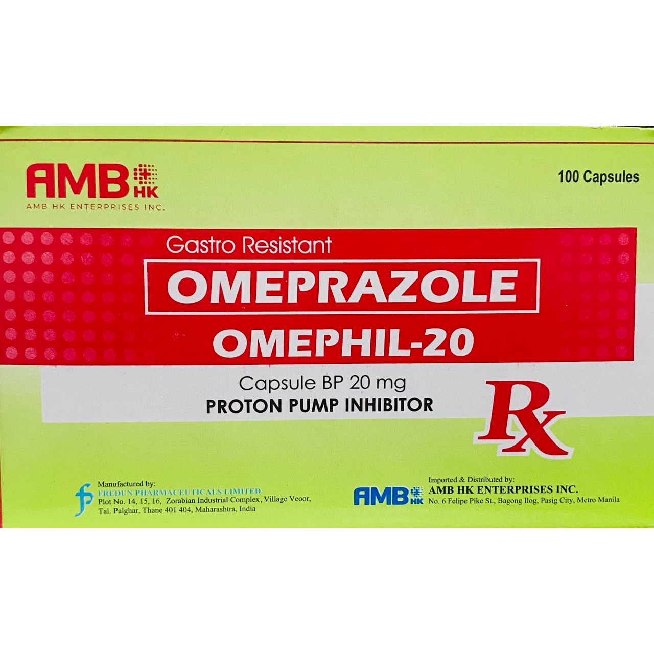 OMEPHIL Omeprazole 20mg Capsule 1's price in the Philippines | MedsGo ...