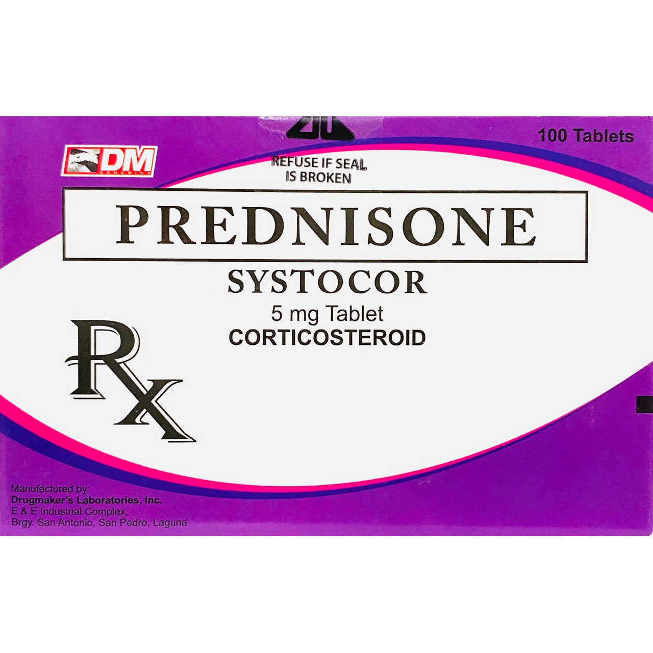 SYSTOCOR Prednisone 5mg Tablet 100's price in the Philippines | MedsGo ...