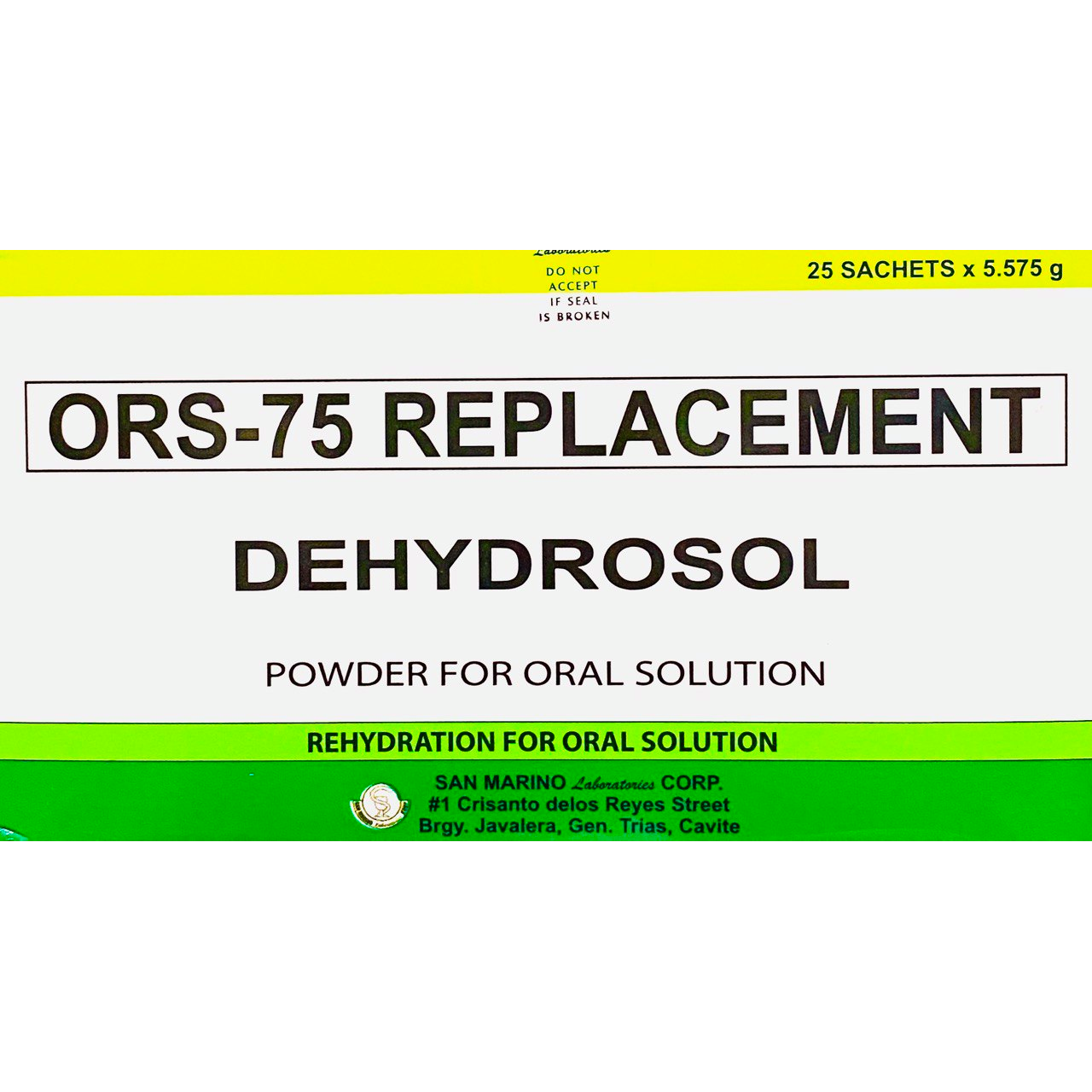 DEHYDROSOL Oral Rehydration Salts 75mg Powder Sachet 5.575g 5's price ...
