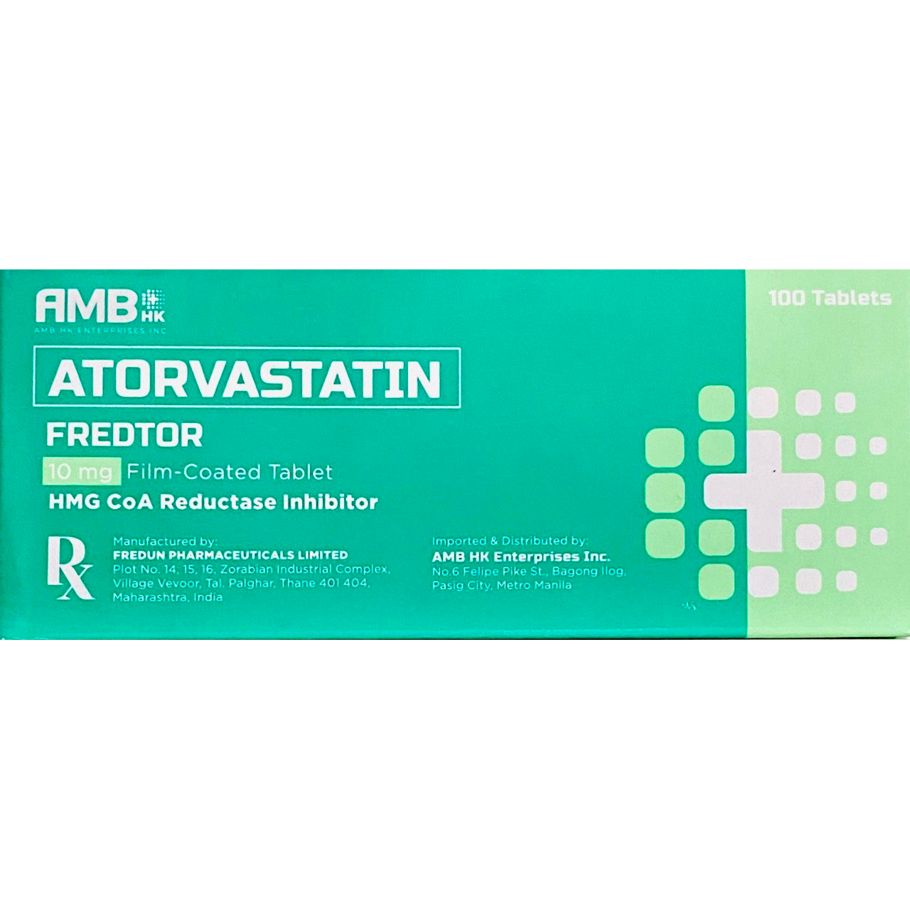 FREDTOR Atorvastatin 10mg Film-Coated Tablet 1's price in the ...