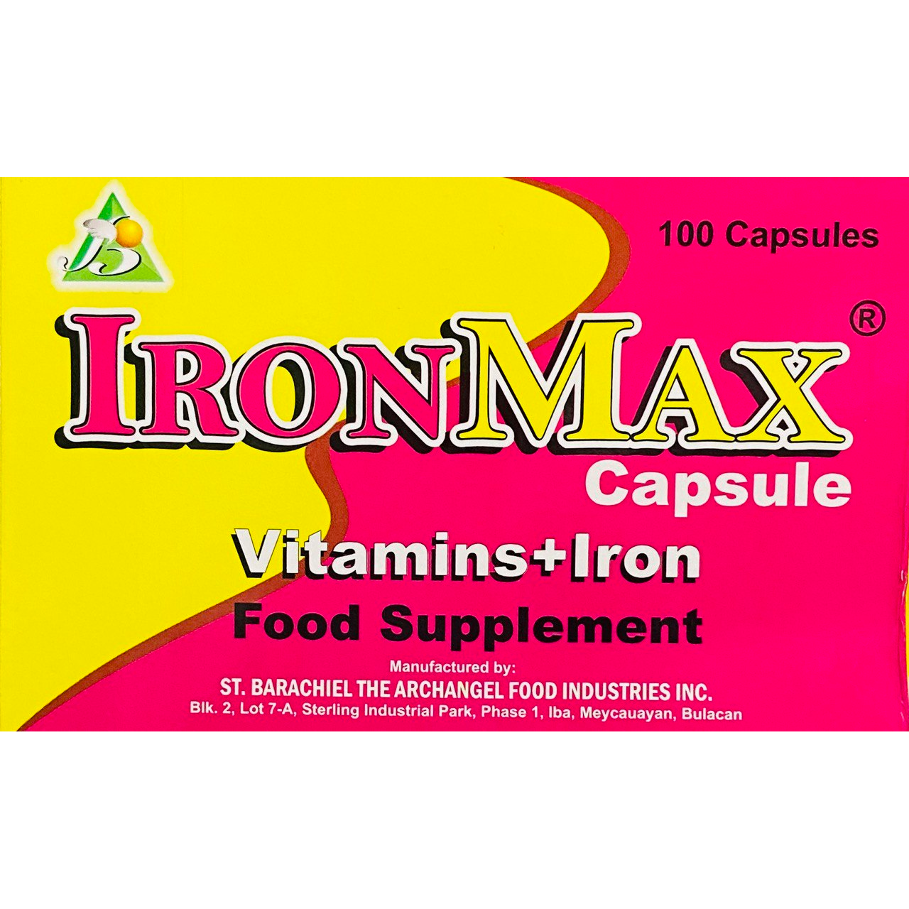 IRONMAX Vitamins / Iron Capsule 100's price in the Philippines | MedsGo ...